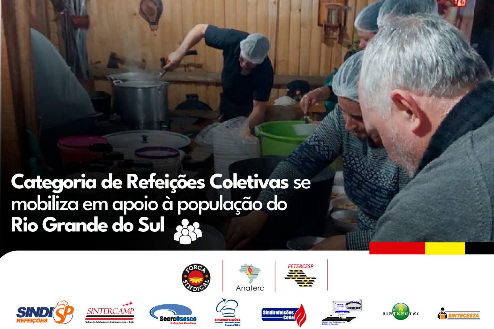 REFEIÇÕES COLETIVAS SE MOBILIZA NACIONALMENTE PARA AJUDAR A POPULAÇÃO ...